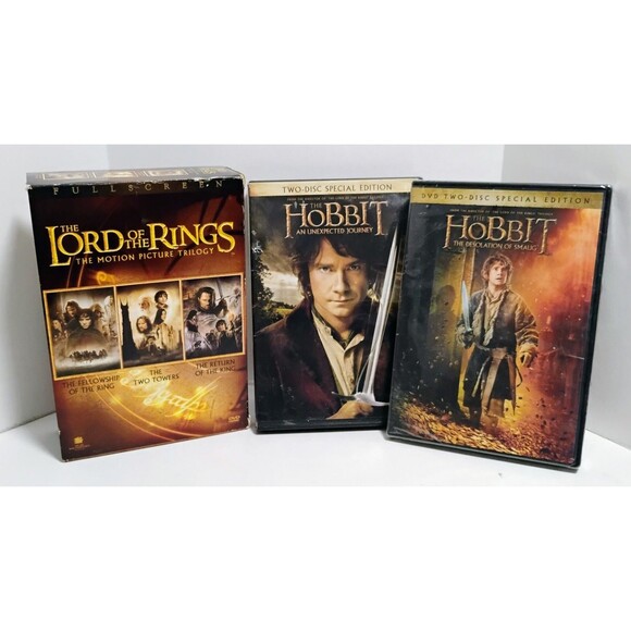 Warner Bros. | Media | Lotr Lord Of The Rings Trilogy 6 Disc Box Set ...